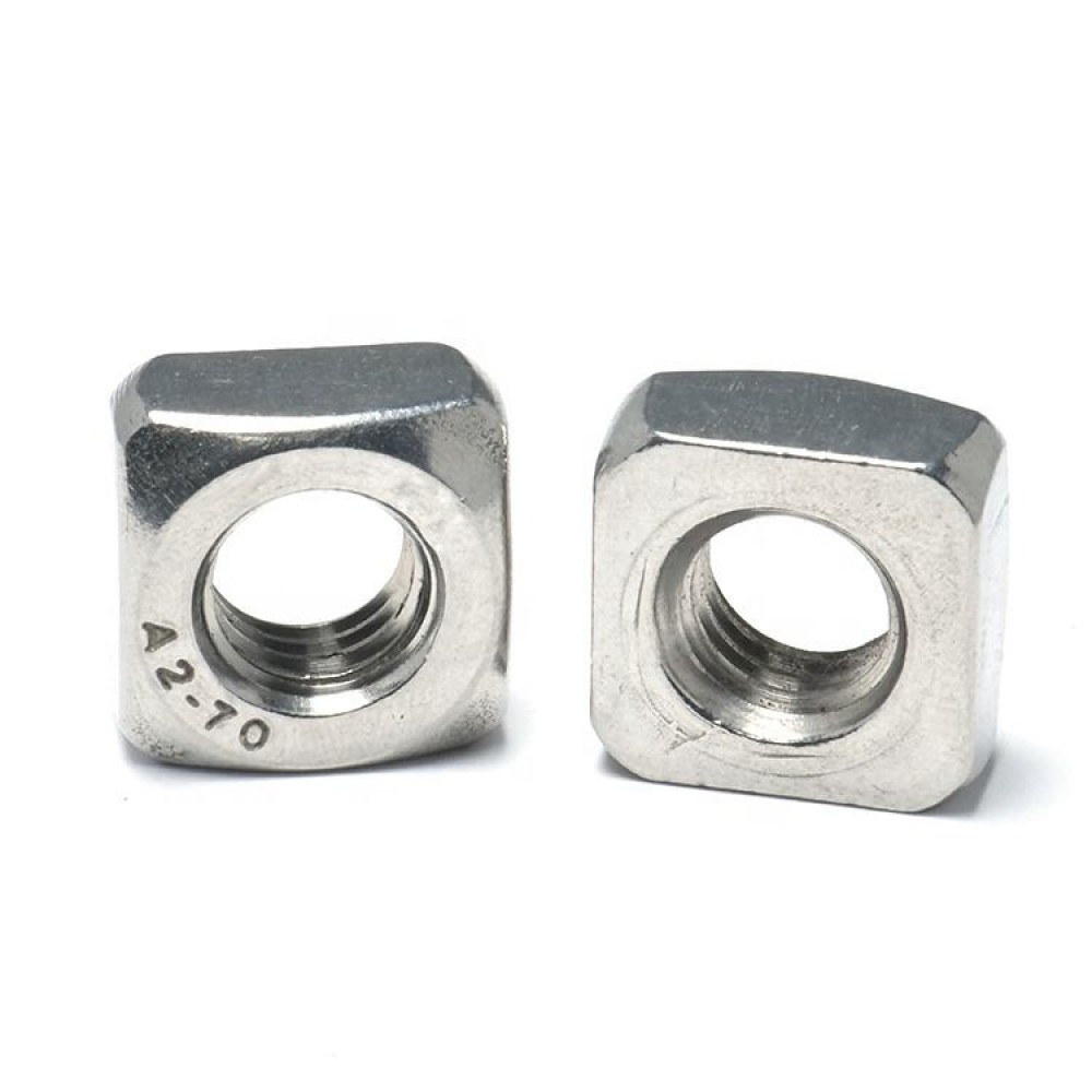 CNC Bolt and Nut Fasteners SS304 Customized Square Nuts