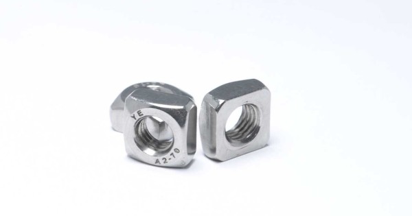 Bolt And Nut Square Female Square Corner Nut Chamfer Galvanized Carbon ...