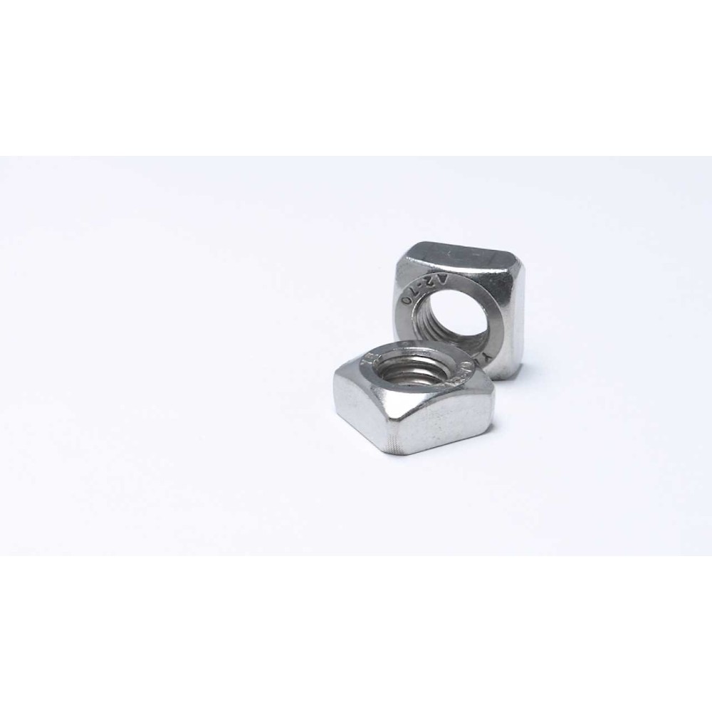 Square Female Square Corner Nut Chamfer Galvanized Carbon Steel M5 M6 ...