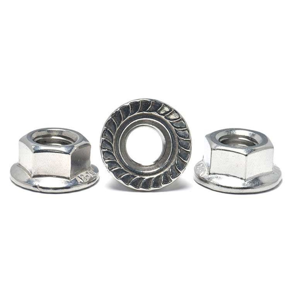 Bolt And Nut Serrated Flange Hex Lock Nuts 304 316 Stainless Steel Full ...