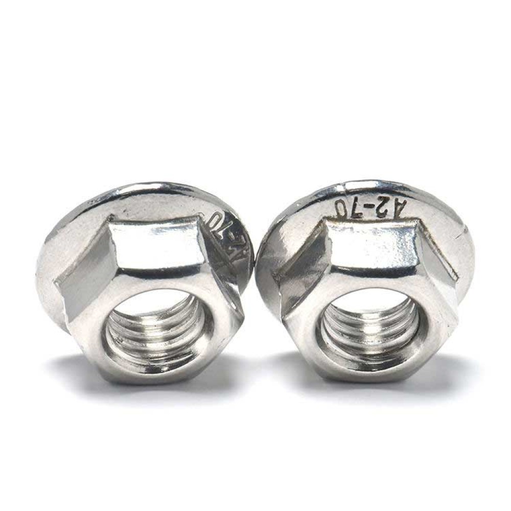 Bolt And Nut Serrated Flange Hex Lock Nuts 304 316 Stainless Steel Full ...