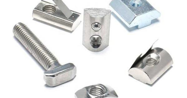 Bolt Fasten M8 Ball Nut T Spring Nut Stainless Steel for 6061 6063 ...