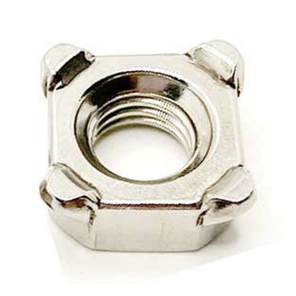 Zinc Plated Square Weld Nuts M6 Stainless Steel Weld Nut