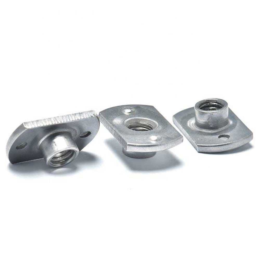 M6 Steel Two Holes Slab Base Weld T-Nuts