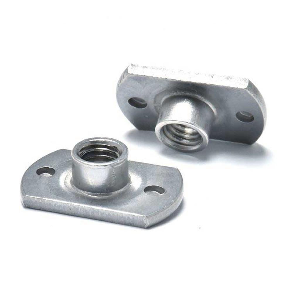 M6 Steel Two Holes Slab Base Weld T-Nuts