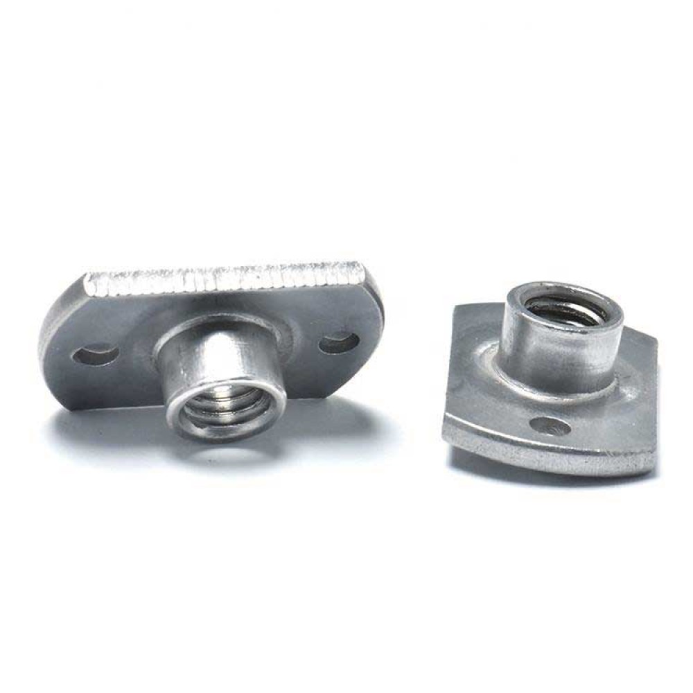 M6 Steel Two Holes Slab Base Weld T-Nuts