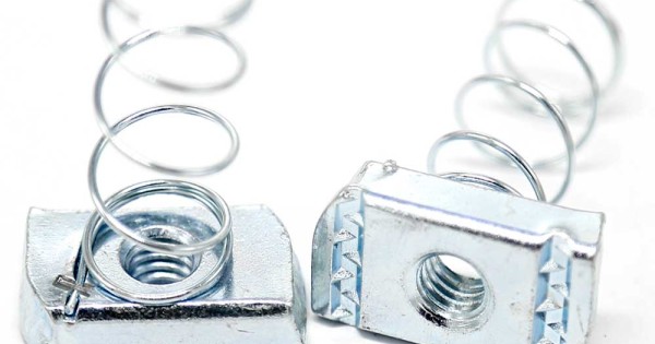 Stainless Steel Long Spring Channel T Nuts M6 Spring ClipNut