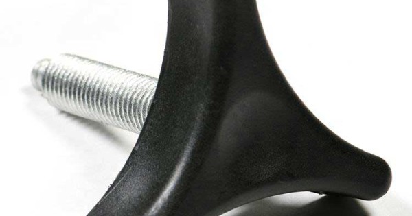 Six Lobe Flower Head Thumb Screws - Steel Plastic M4-M16
