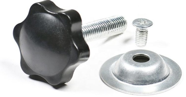 Six Lobe Flower Head Thumb Screws - M4-M16 Steel/Plastic