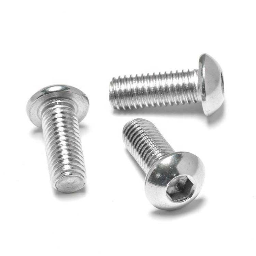 Knurled Hex Socket Torx Phillips Cap Button Machine Screws