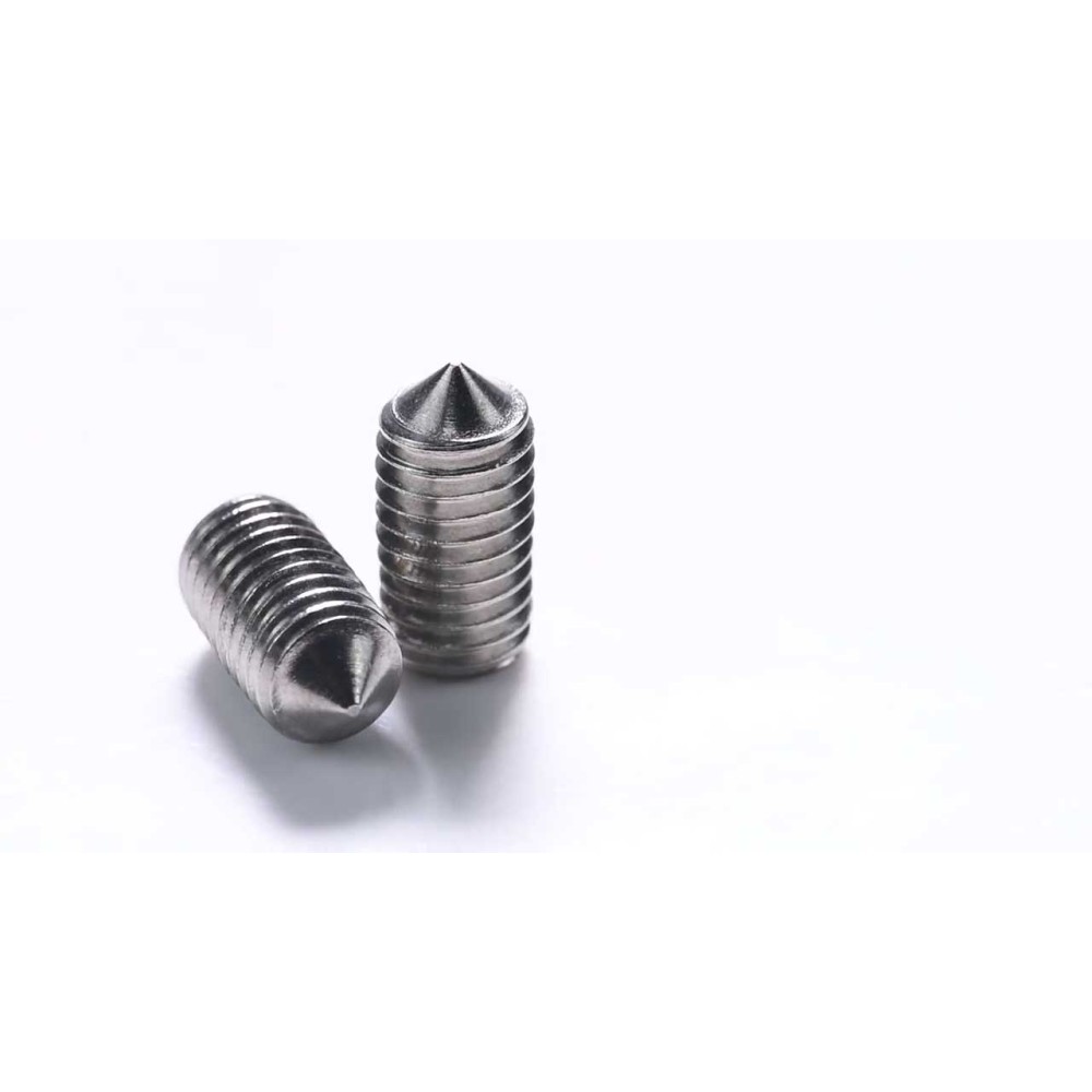 18-8 Steel (A2/A4) DIN914 Cone Point Hex Socket Grub Screws