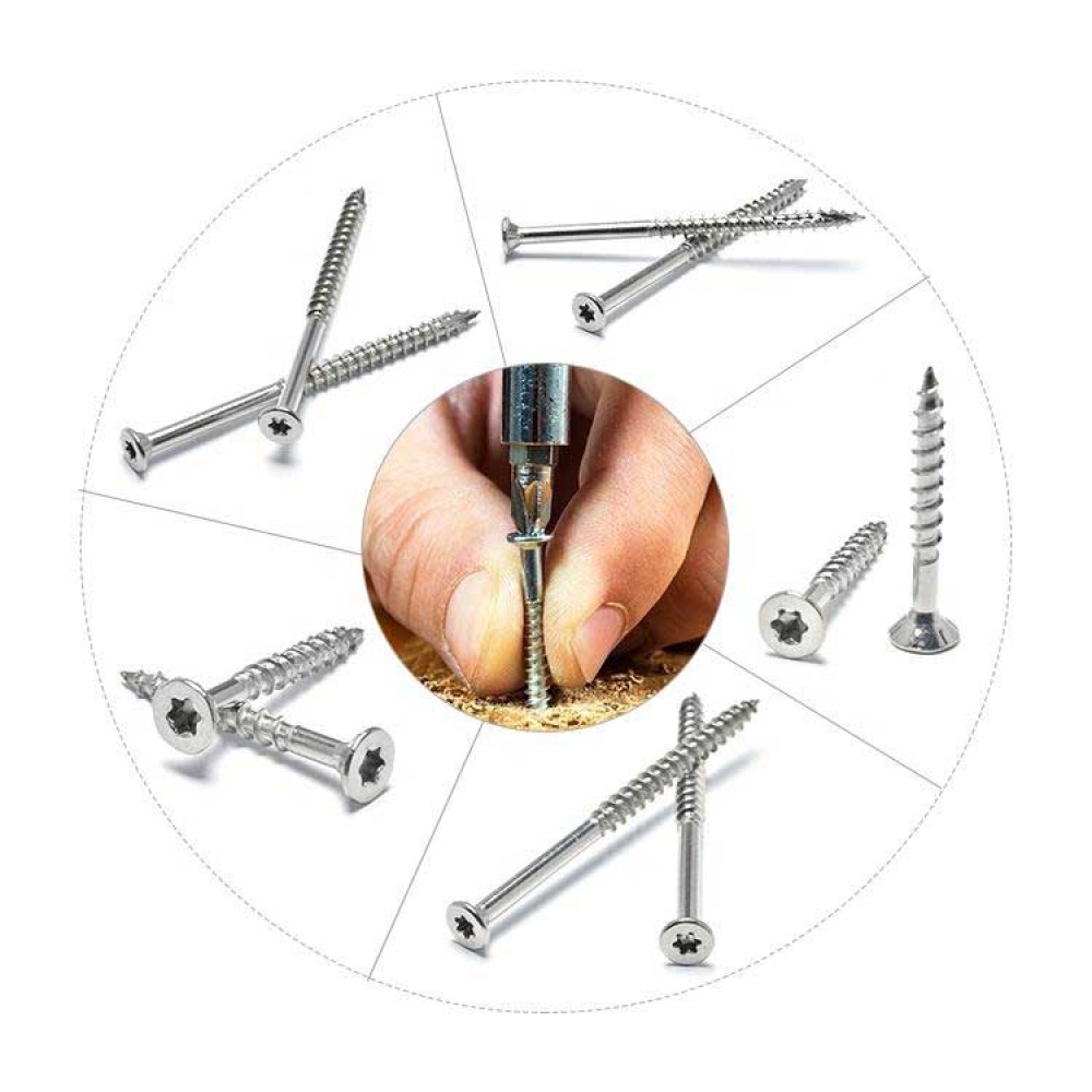 SS 304 316 410 Stainless Steel ST6 ST8 Torx Csk Head Timber Deck Wood ...