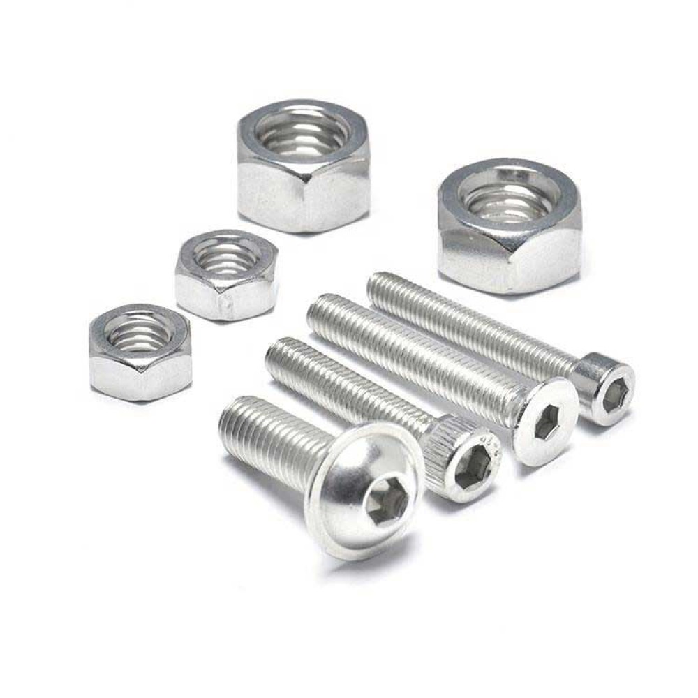 Various Types Hex Socket Screws and Nuts - SS304/SS316