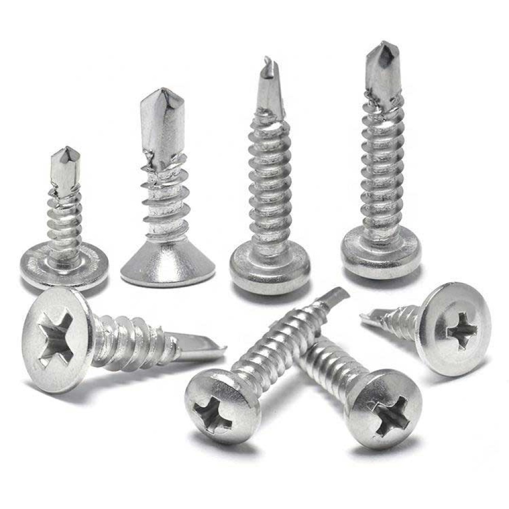 Stainless Steel Carbon Steel Cross Recessed Pan Framing Head Teks Self ...