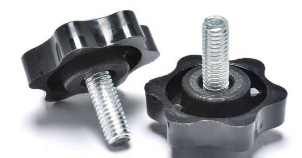 Steel M4 M5 M6 Plastic Six Lobe Flower Head Thumb Screws