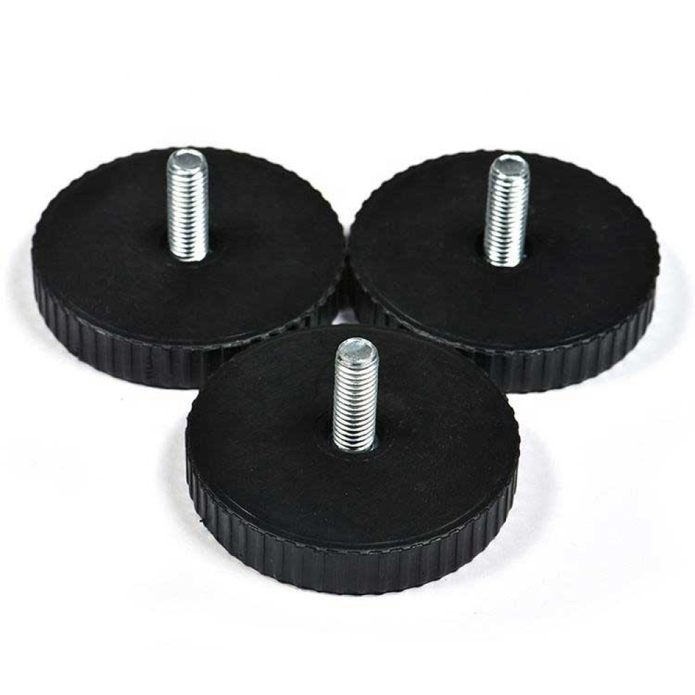 Flat Head Thumb Screws -Steel Quick Install Plastic Knurling