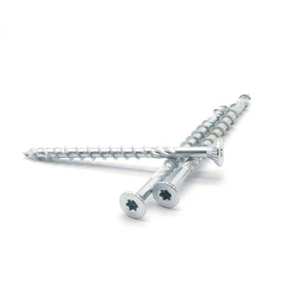 Torx Socket Double CSK Head Screws - Steel with Knurled Body