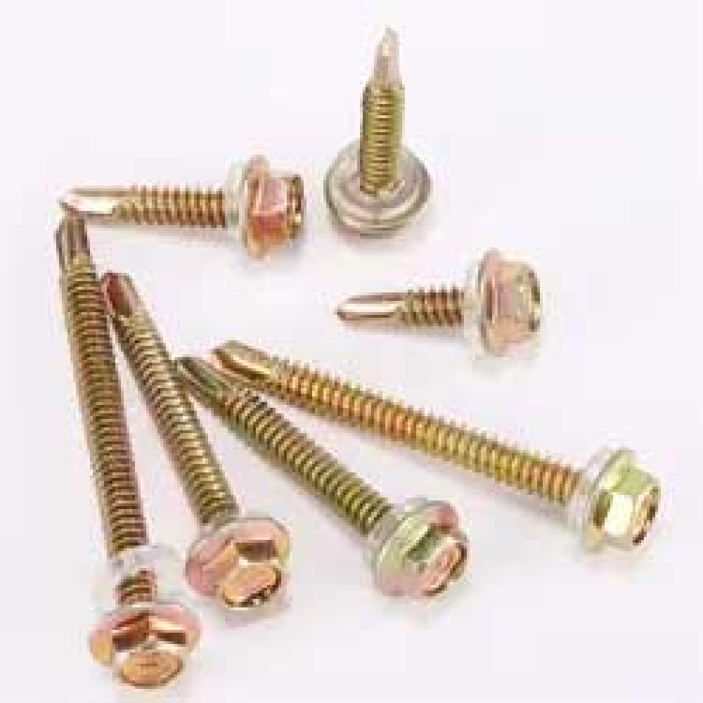 Copper Hexagonal Self-Drilling Screw with Washers