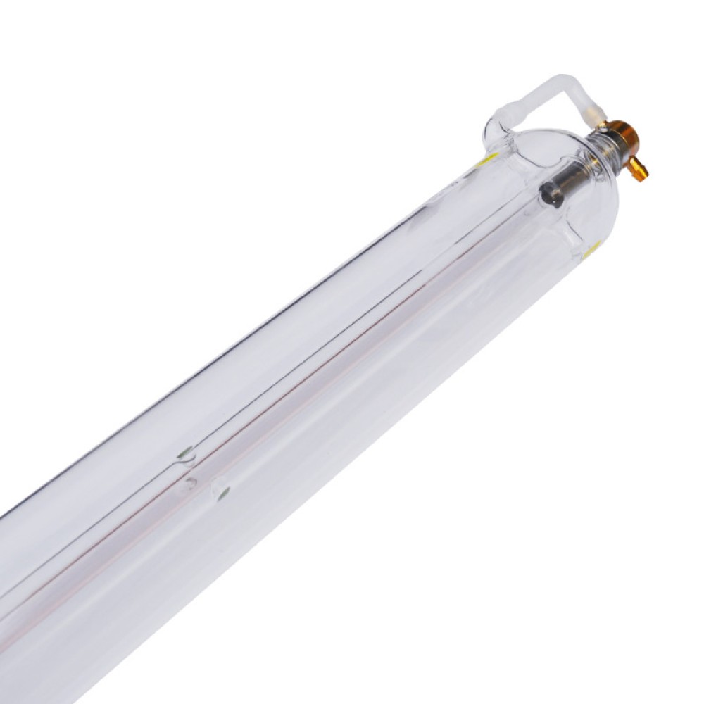Actual 100W CO2 Laser Tube Length 1450mm Dia 80mm, Wires Preconnected ...