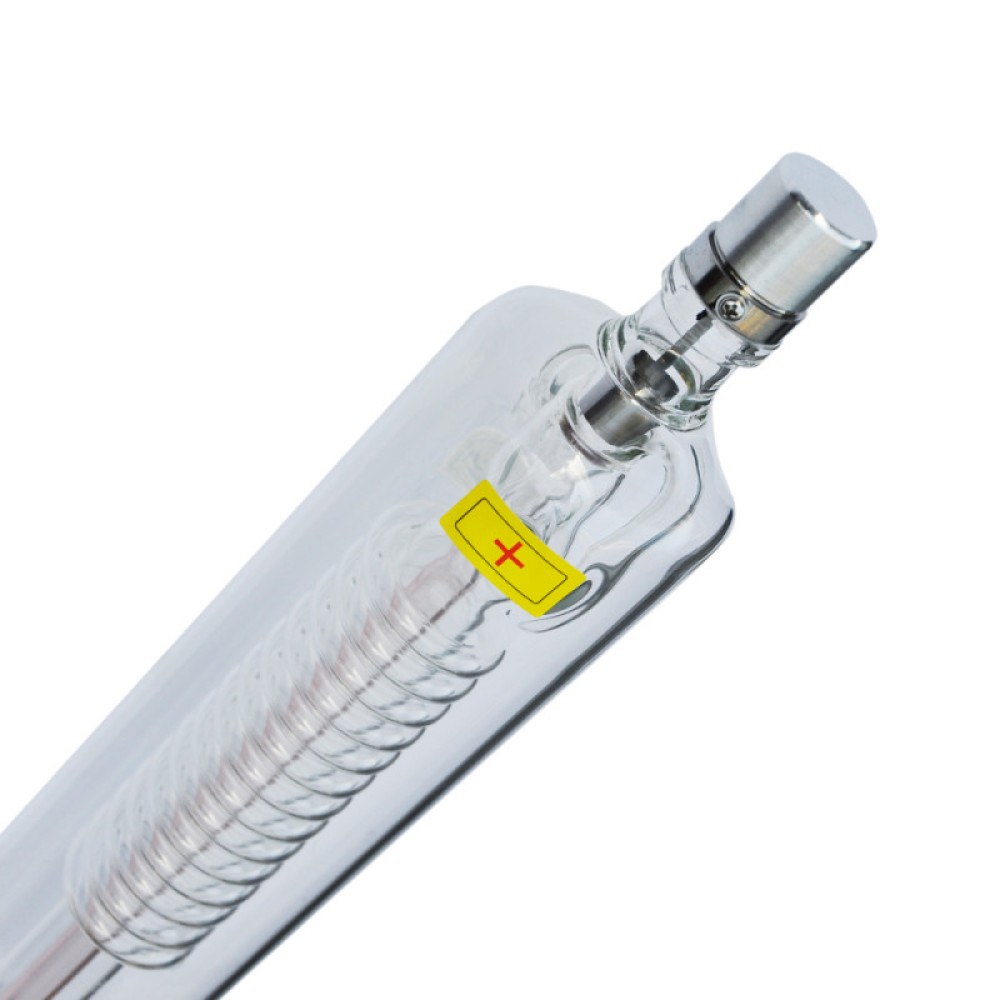 Actual 150W CO2 Laser Tube Length 1650mm Dia 80mm, Wires Preconnected ...