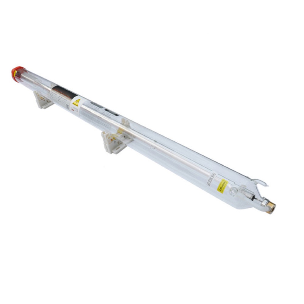 Actual 150W CO2 Laser Tube Length 1650mm Dia 80mm, Wires Preconnected ...