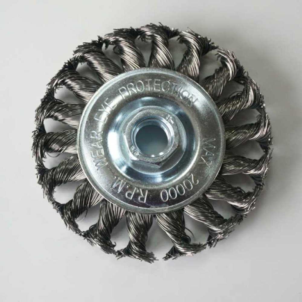 4 Inch Knotted Twist Wire Wheel Brushes