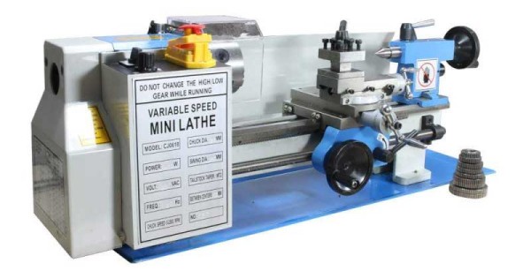 7" x 12" Variable Speed Benchtop Mini Metal Lathe Spindle MT3 1/2HP
