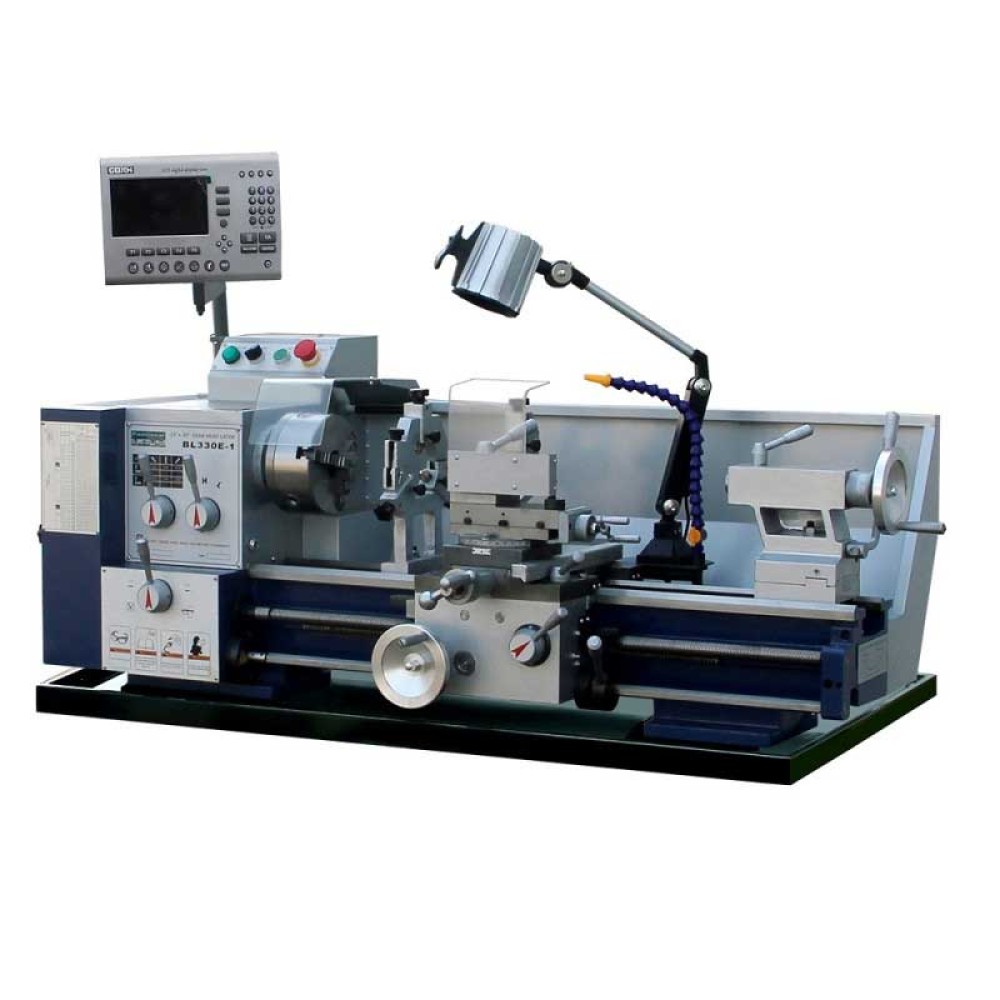 High Precision 13 X 30 IN Metal Lathe Gear-Head Lathe DRO 1.5HP / 1100W ...