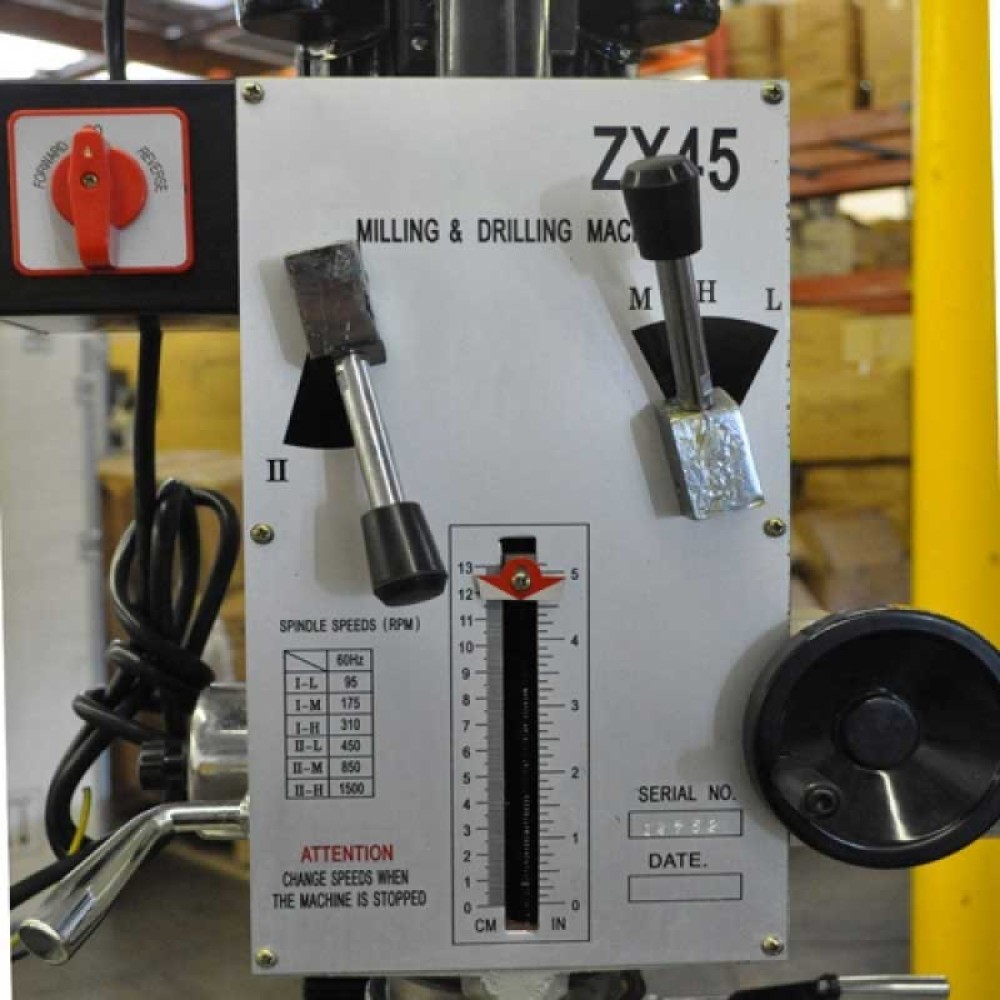 Socoje Tools 9 1/2" X 32" Gear-Head Benchtop Milling Drilling Machine ...