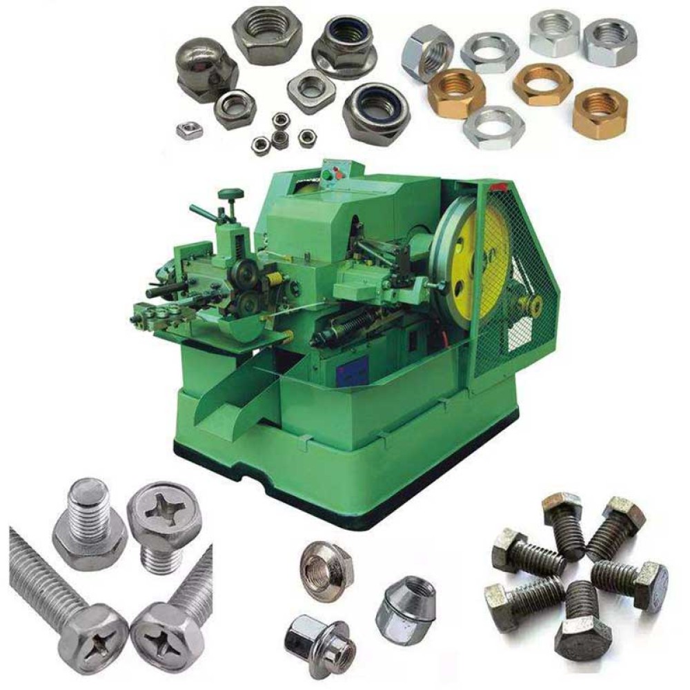 Fully automatic nut tapping machine tapping threading machine for hex nuts