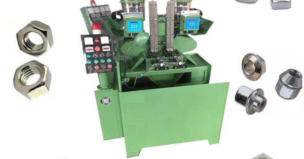 High Speed fasteners drilling press machines 4 spindles nut tapping Machine