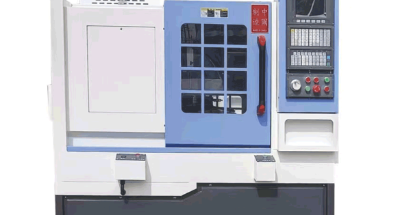 CNC Lathe Machine - Flat Bed - Vertical - Metal - Pin Lathe