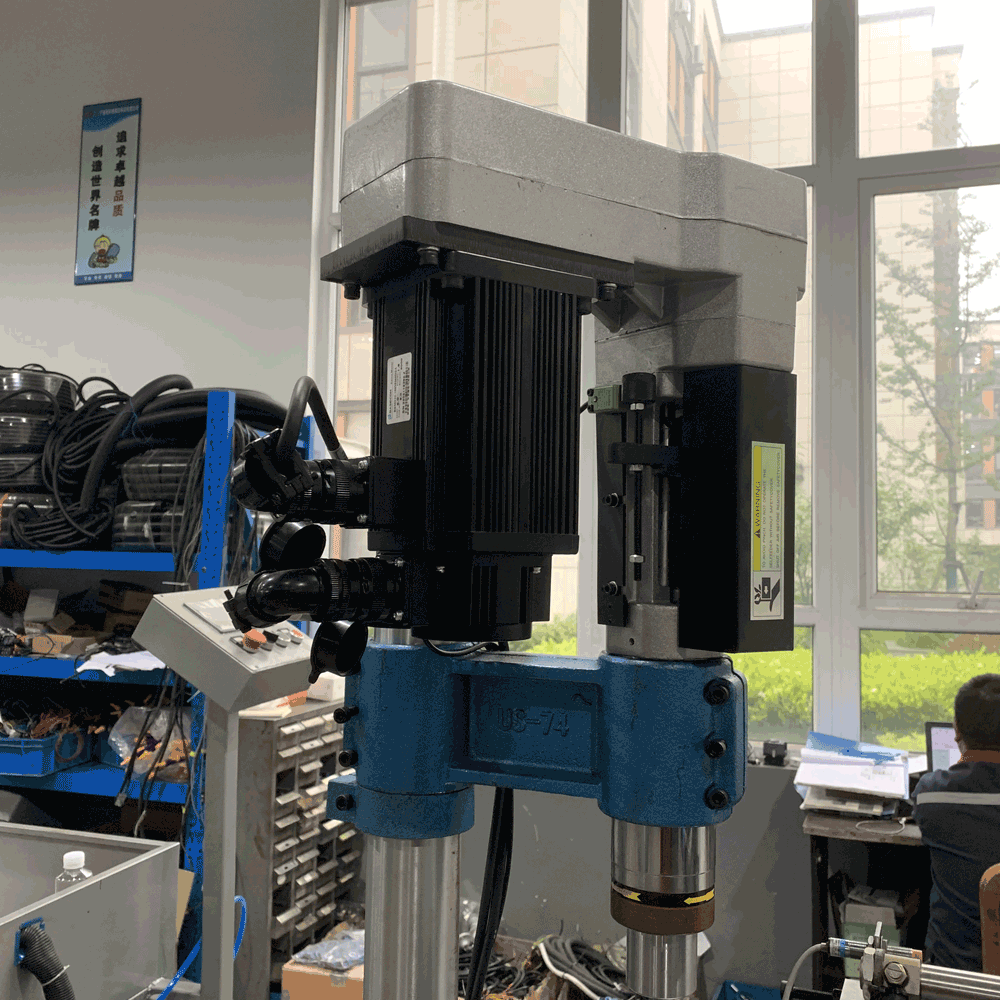 CNC Drilling Tapping Machine Pneumatic Power Head Servo Motor Head ...