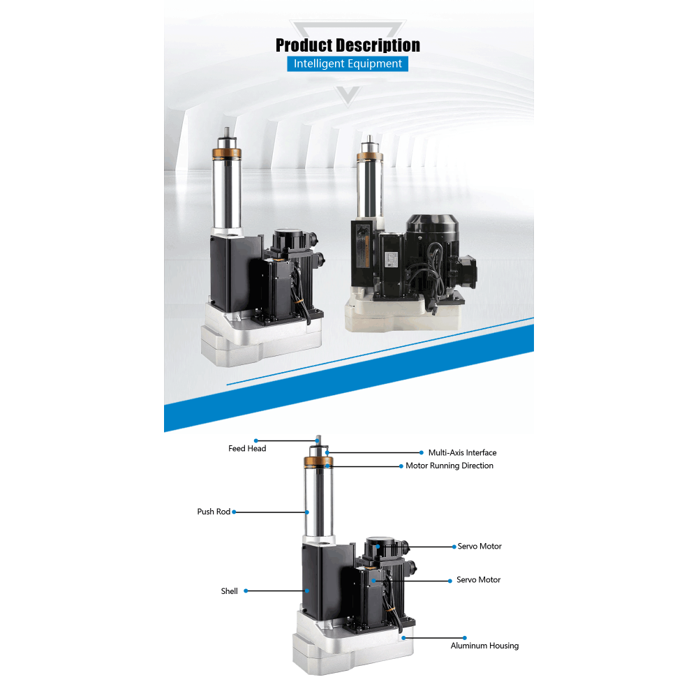 Dual Servo Pneumatic Drilling Power Head Drilling Machine