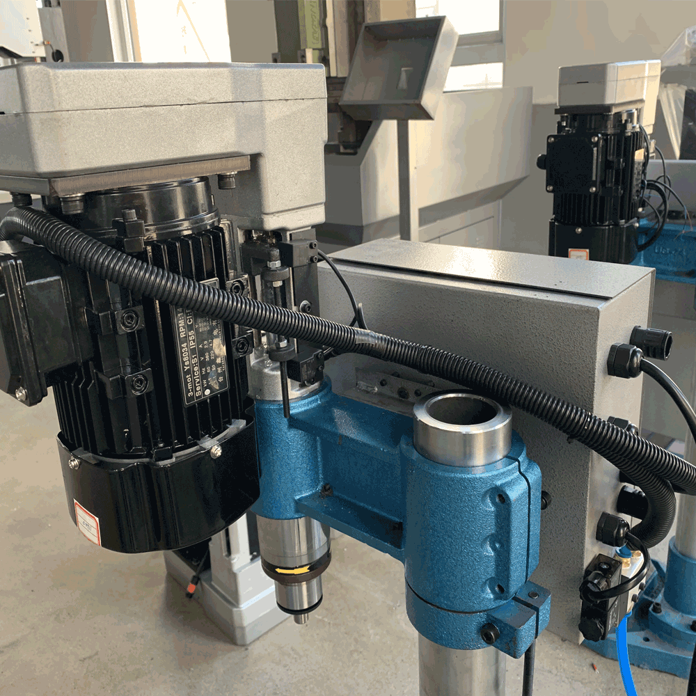 Vertical drilling machine metal automatic drill rig head unit with ...