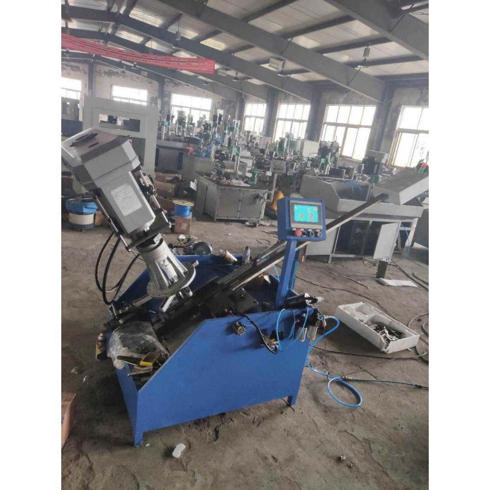 Slant Hinge Door Automatic Drilling Chamfering Machine