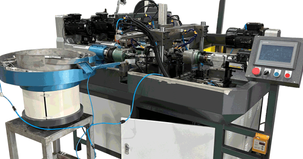 Automatic Sliding Table Drilling and Chamfering Machine