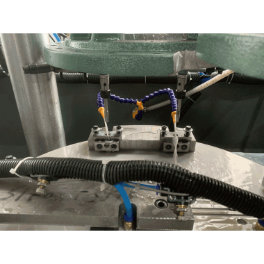 Drilling Chamfering Machine With Long Railway Unloading