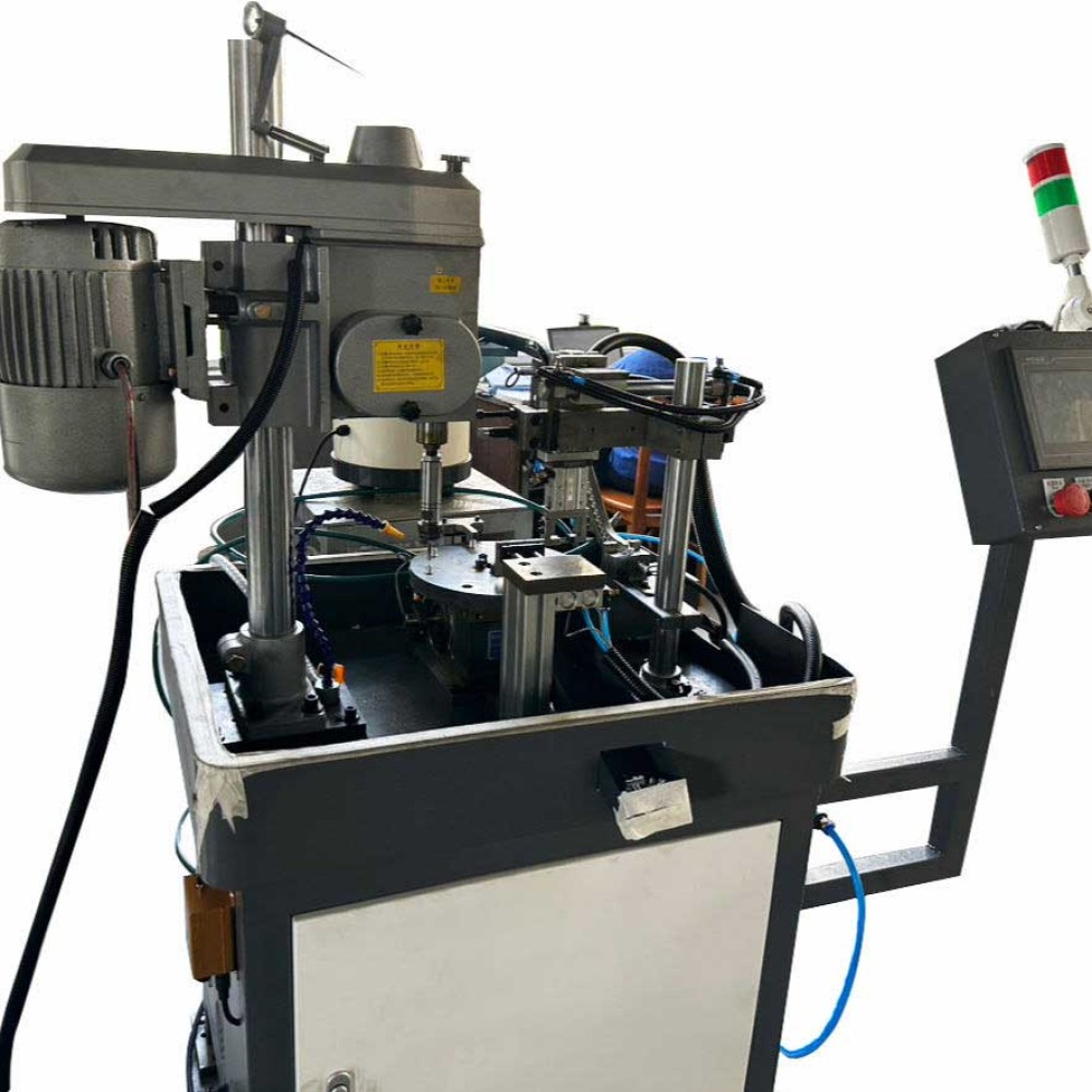 Fully automatic nut tapping machine with vibration bowl feeder with ce ...
