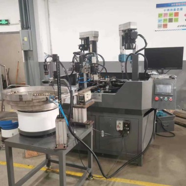 Single Spindle T Type Machine Fully Automatic T Type Drilling Tapping Machine Screw Terminal ...