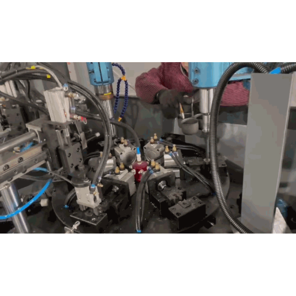 Drilling Tapping Machine with CCD Visual Inspection