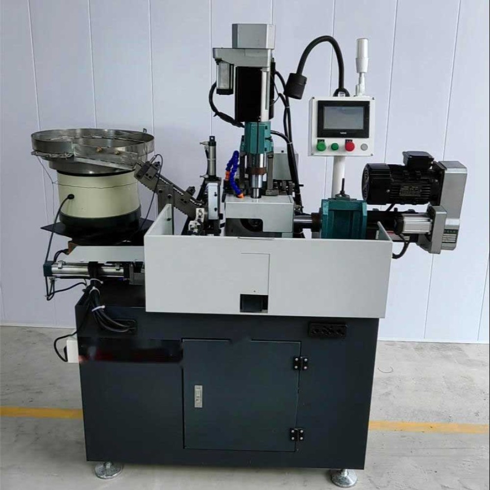 Drilling Tapping Chamfering Machine with Vibration Plate