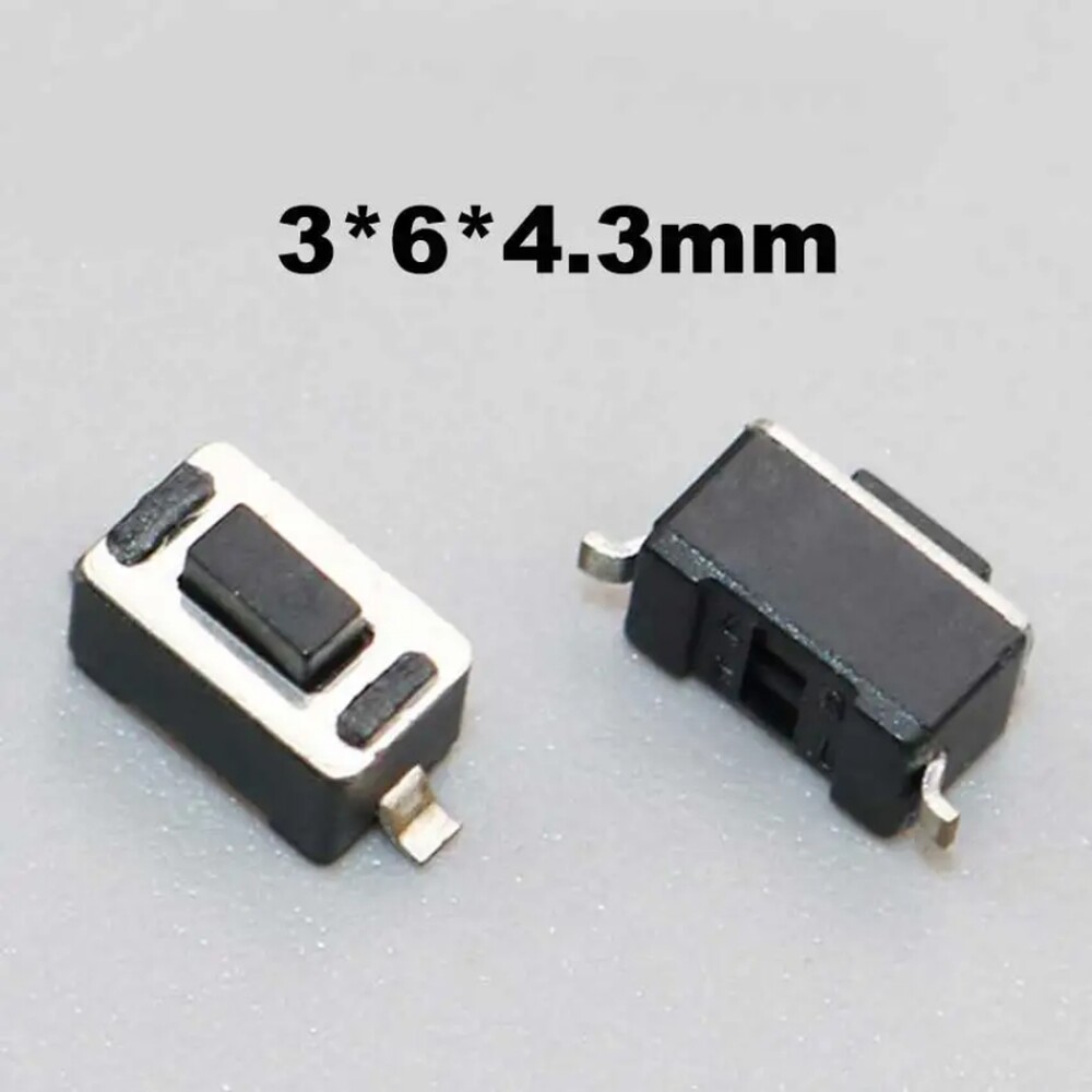 100pcs Car Remote Control Key Tactile Push Button Switches