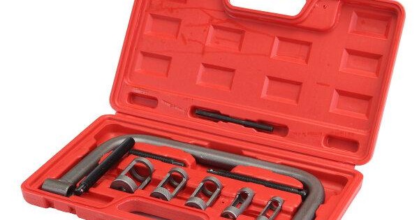 10Pcs Valve Spring Compressor Removal Tool For Vehicle Petrol Engines