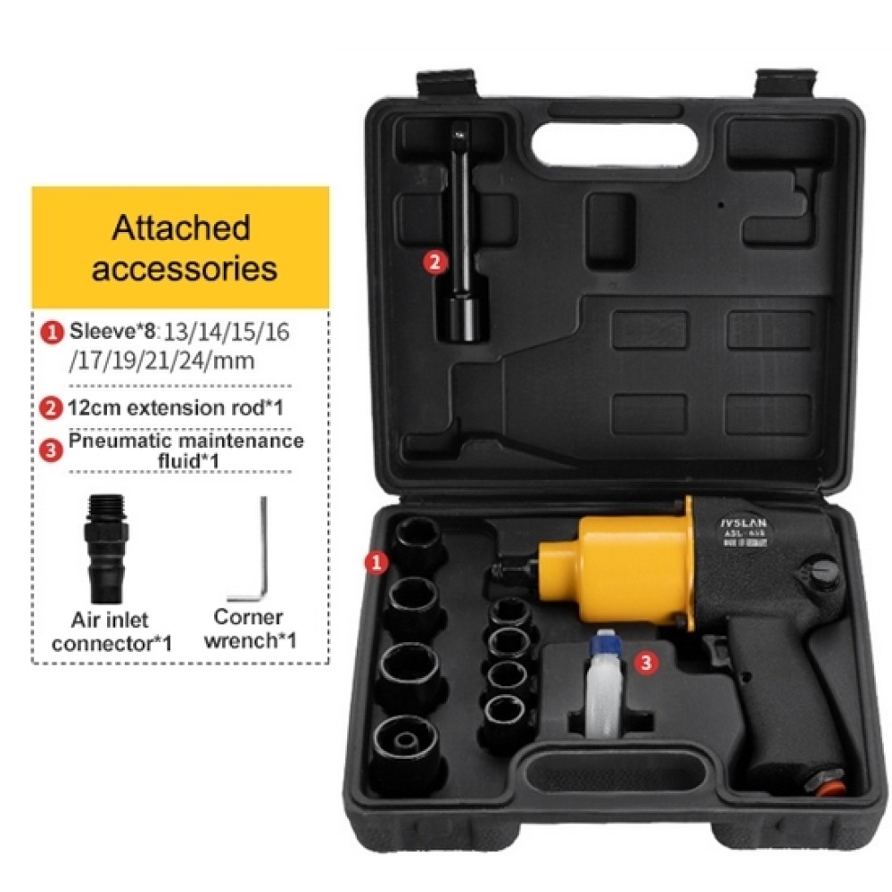 650 Nm Pneumatic Screw Driver 1/4 8500 rpm 1pc