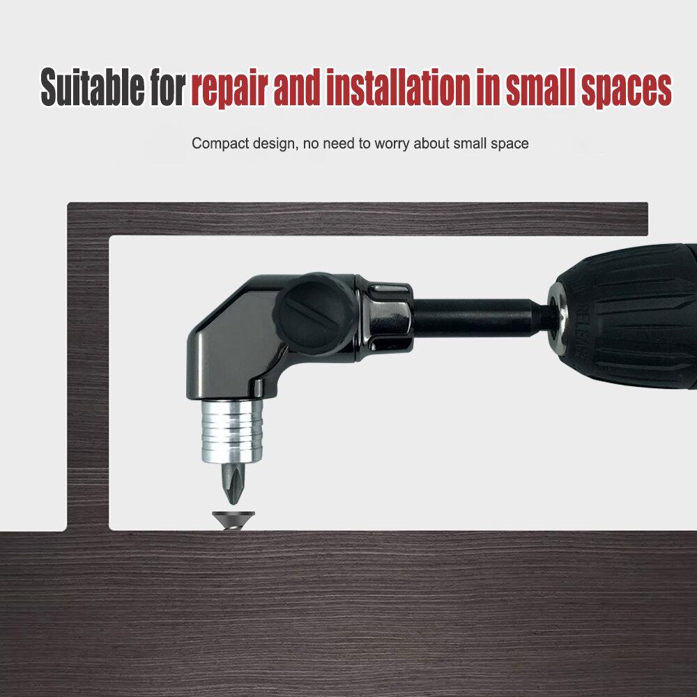 90° Turning Universal Screwdriver Batch Head Corner Adapter with Quick ...
