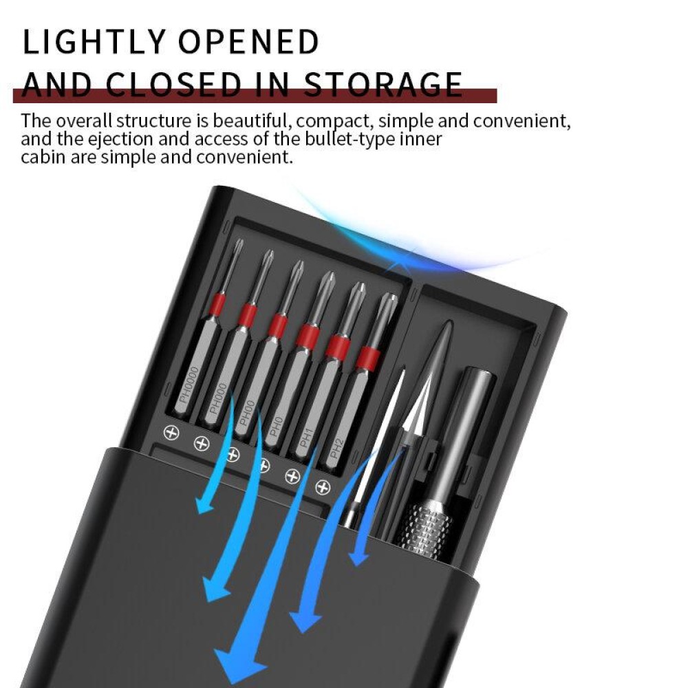 MT-M039 39-in-1 Screwdriver Set Double-Sided Magnetic Tip Hand Tools ...