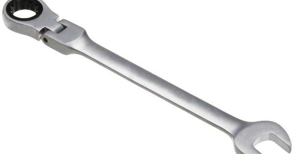CR-V Steel 23mm Spanner One-way Ratchet Wrench Hand Tool