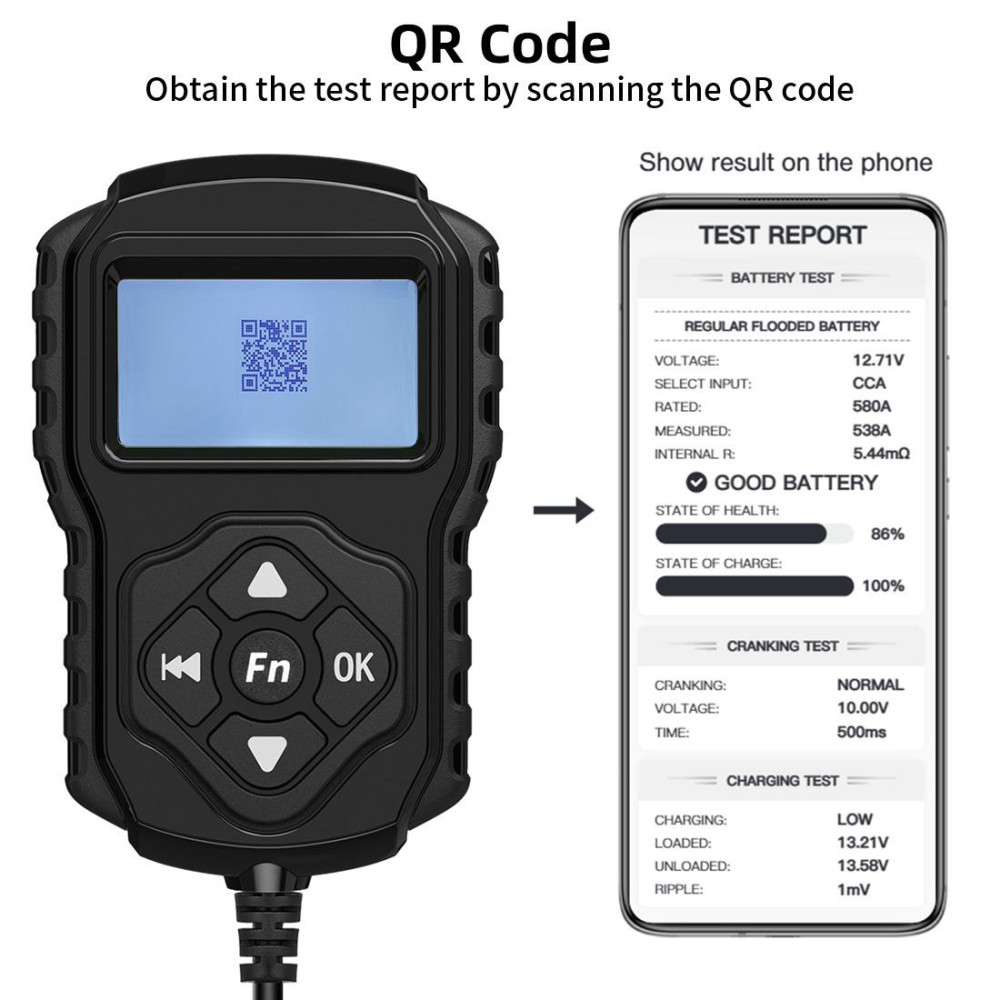 Automotive Battery Load Tester Car Battery Analyzer