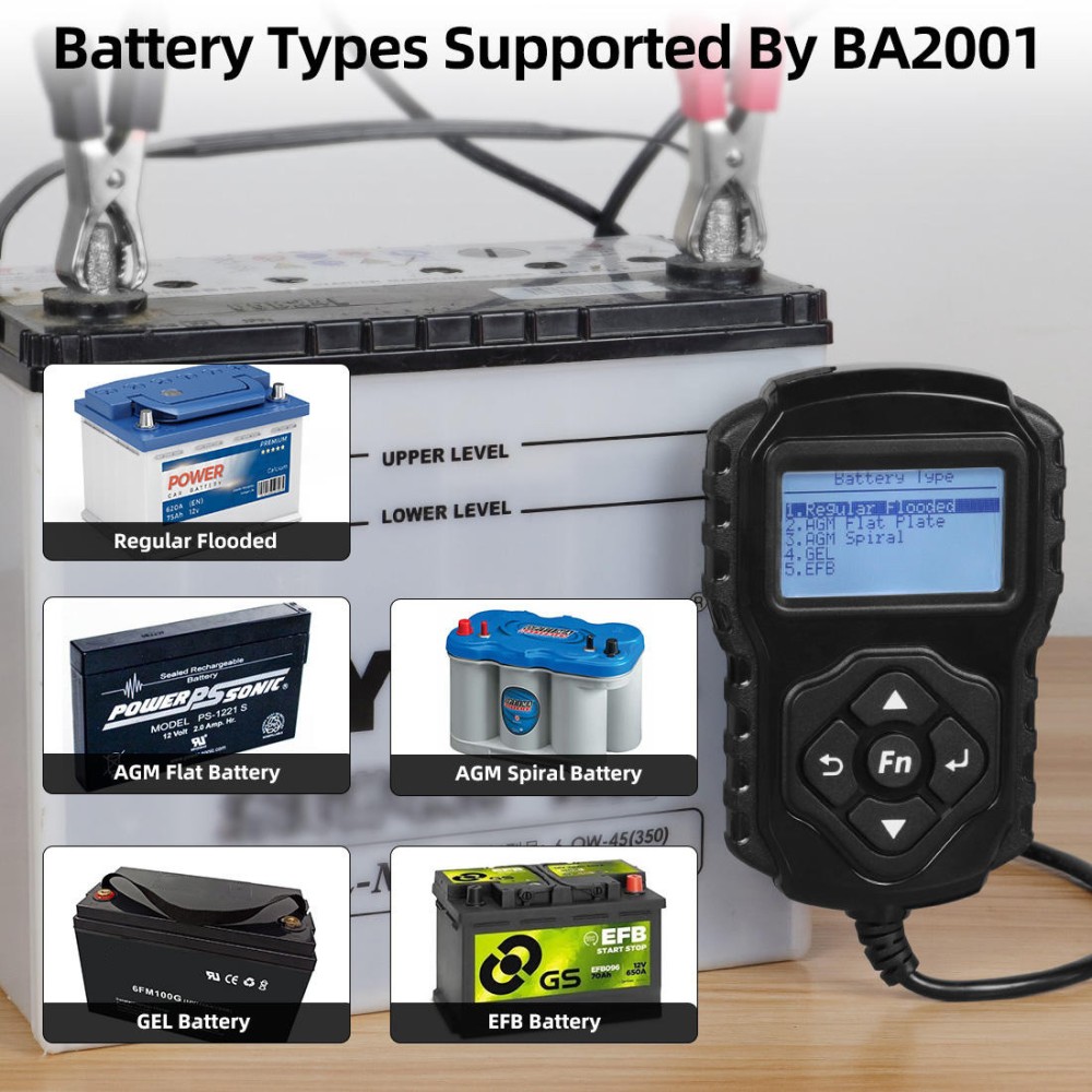 Automotive Battery Load Tester Car Battery Analyzer